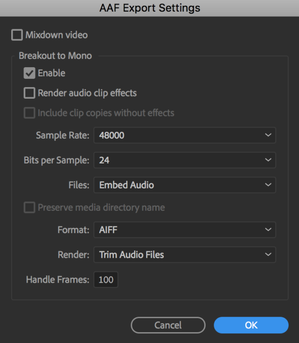 EXPORTING AAF FILES | Steps and Procedures