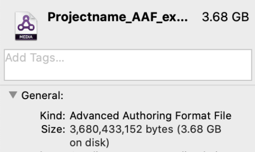 EXPORTING AAF FILES | Steps and Procedures